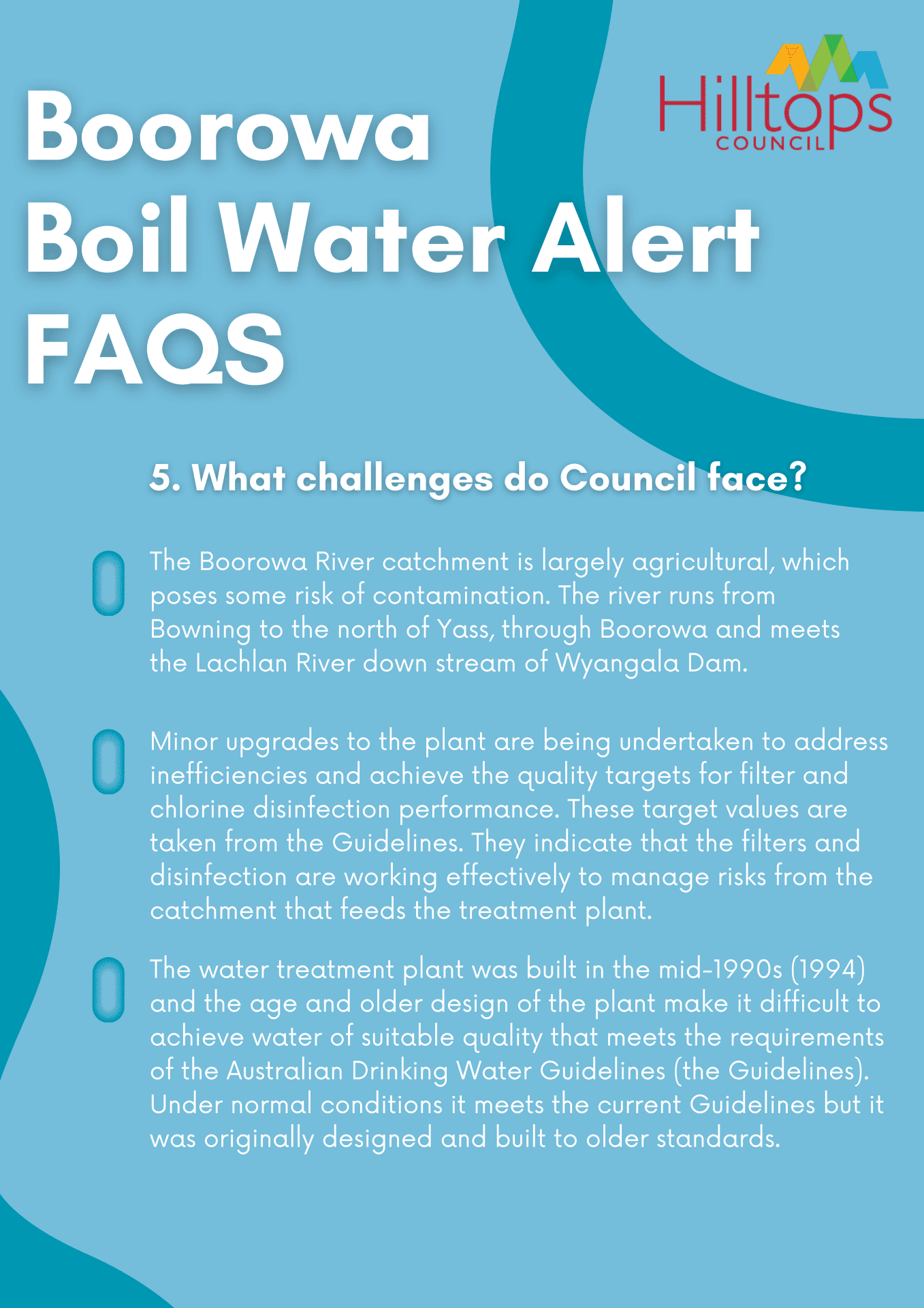 Boorowa Boil Water FAQS - 8 February 2024 - Hilltops Council